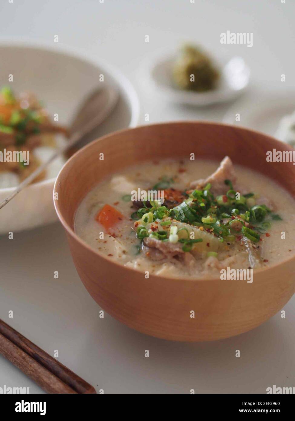 Kasu-jiru, Sake Lee Soup, Japanese Food Stock Photo - Alamy