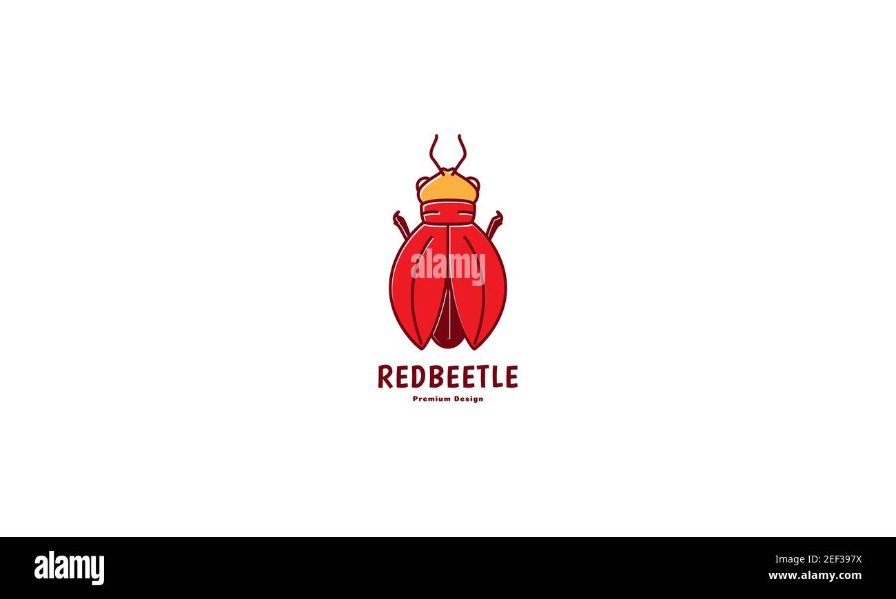 Beetle red logo Stock Vector Images - Alamy