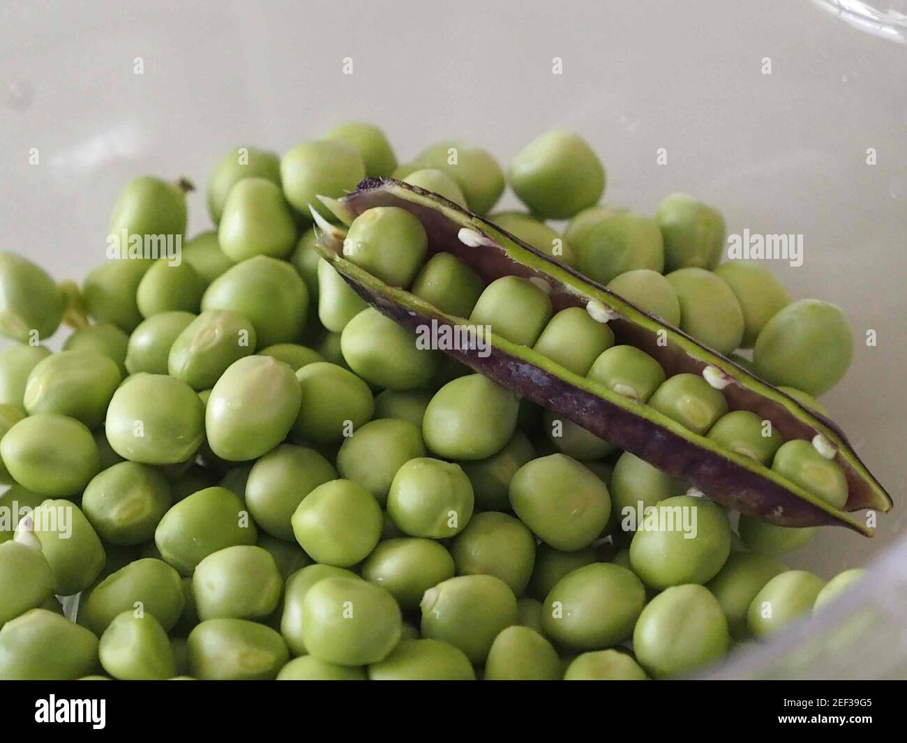 Green peas produced hi-res stock photography and images - Alamy