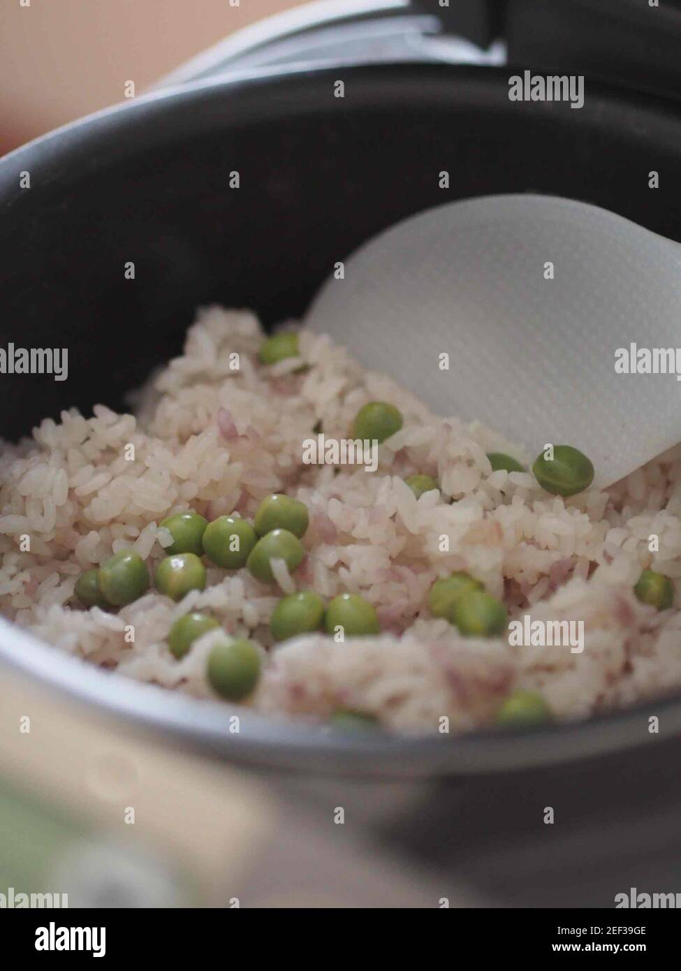 Alaska-mame (Green Peas) Rice, Japanese Food Stock Photo - Alamy