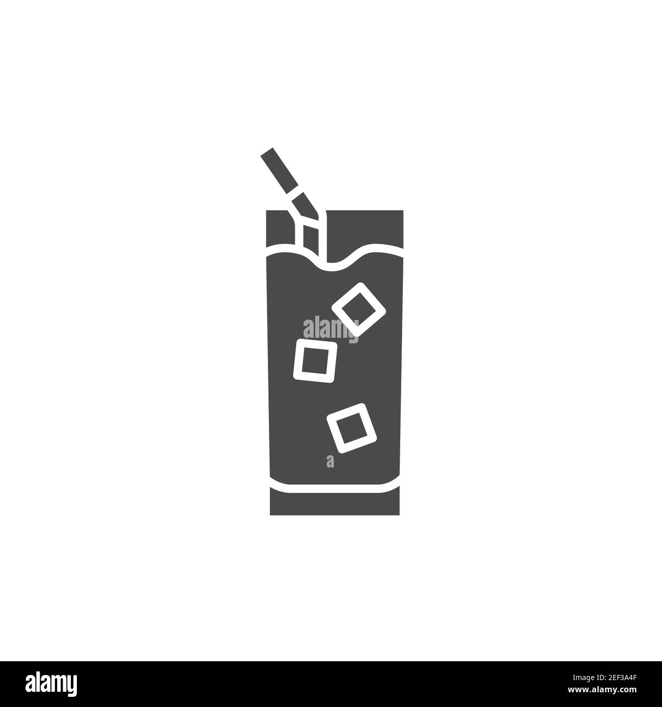 Matcha cold drink color line icon. Pictogram for web page, mobile app ...