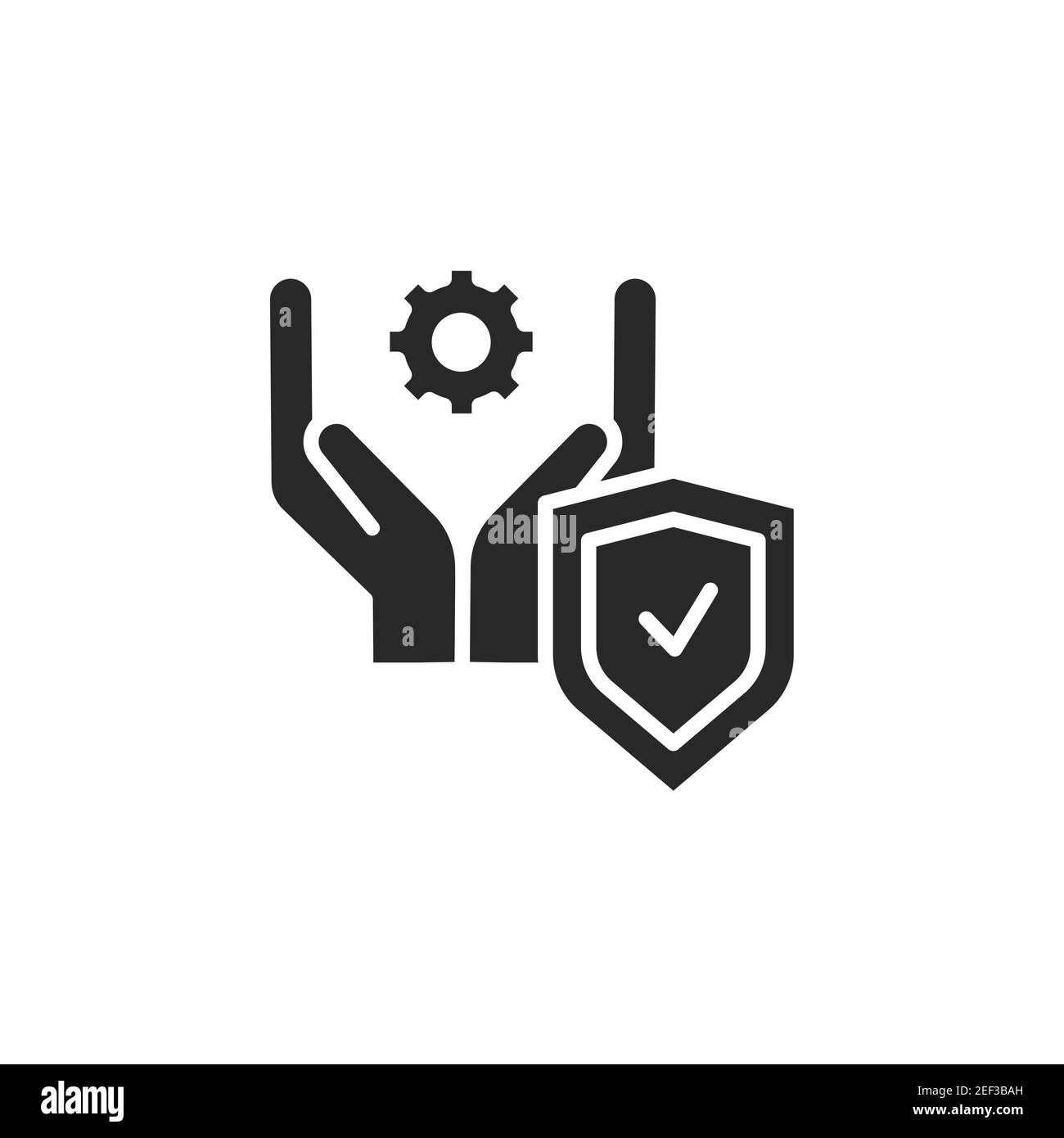 Natural disaster risk insurance color line icon. Isolated vector ...