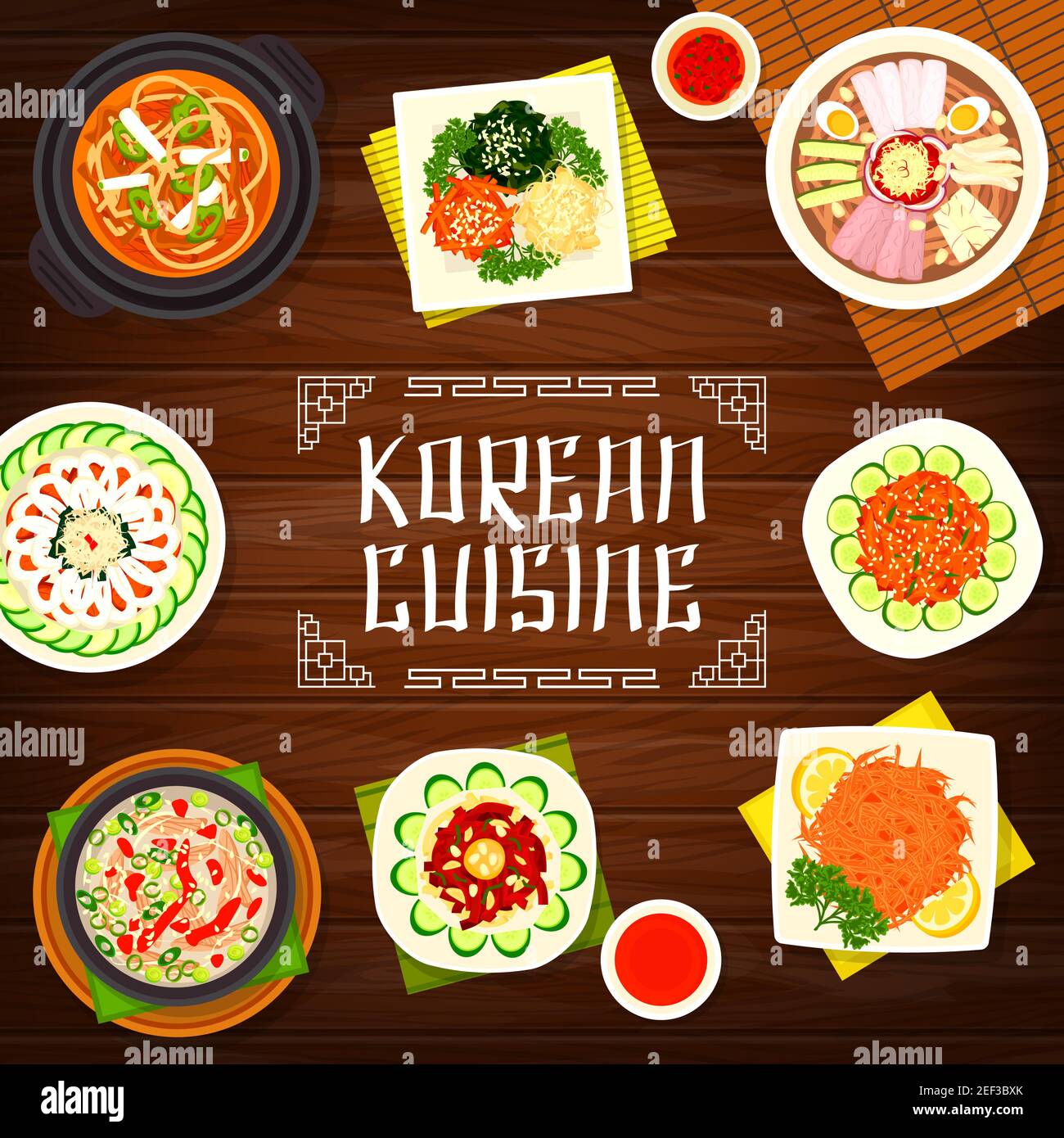 Kimchi table kimchi dried Stock Vector Images - Alamy