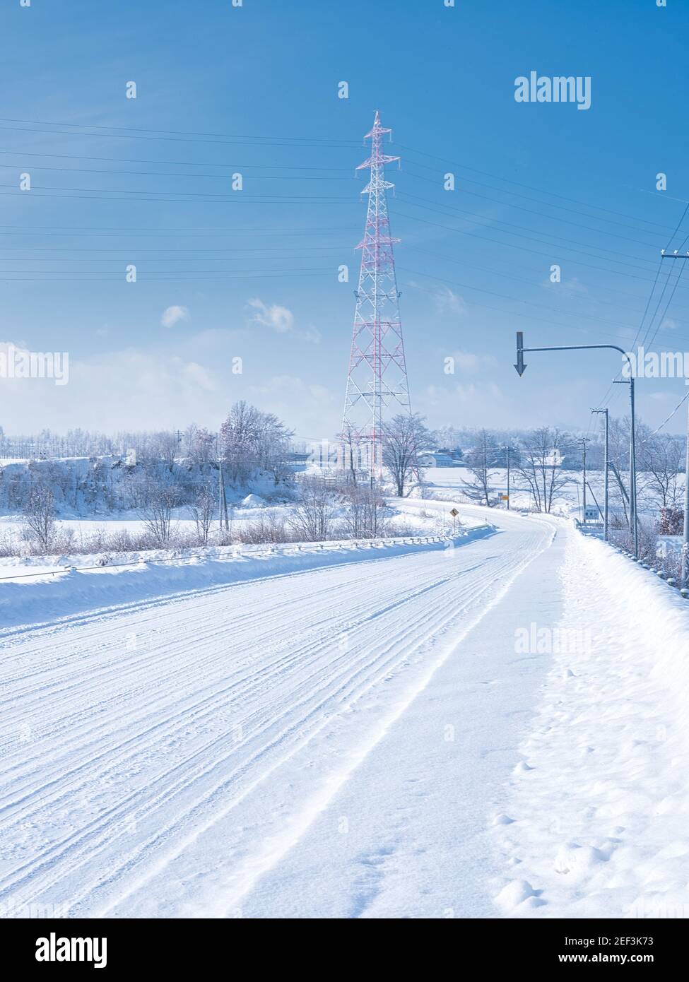 Tokachi in Winter, Hokkaido, Japan Stock Photo - Alamy