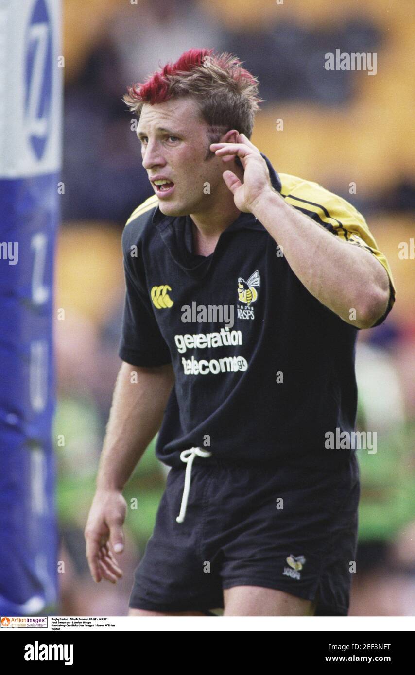 London Wasps Paul Sampson High Resolution Stock Photography and Images ...