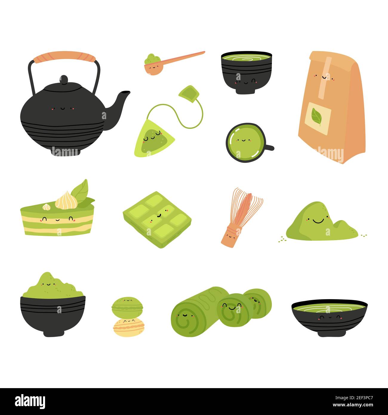 From tea leaf to tea cup Stock Vector Images - Alamy