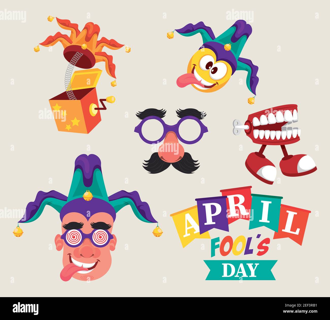Five fools Stock Vector Images - Alamy