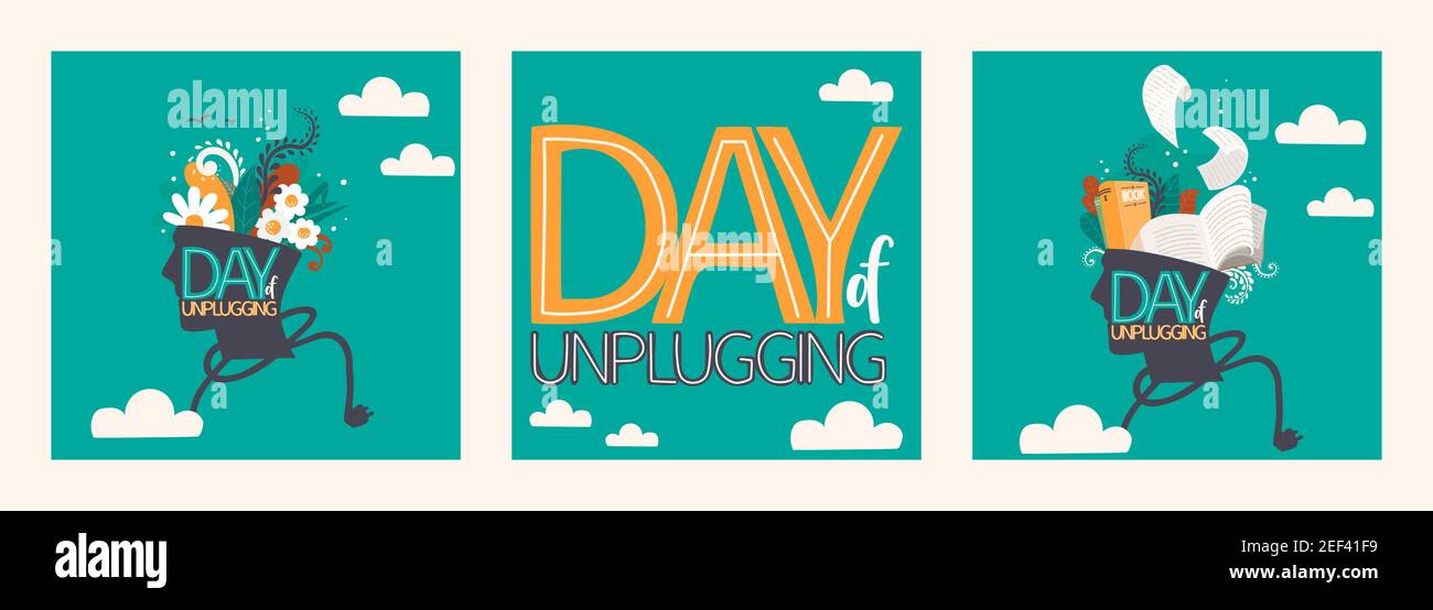 Offline day vector vectors hi-res stock photography and images - Alamy