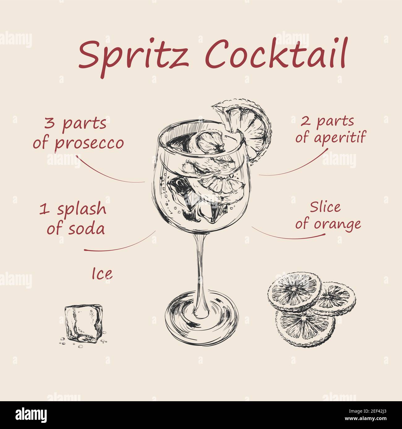 Aperol aperitif Stock Vector Images - Alamy