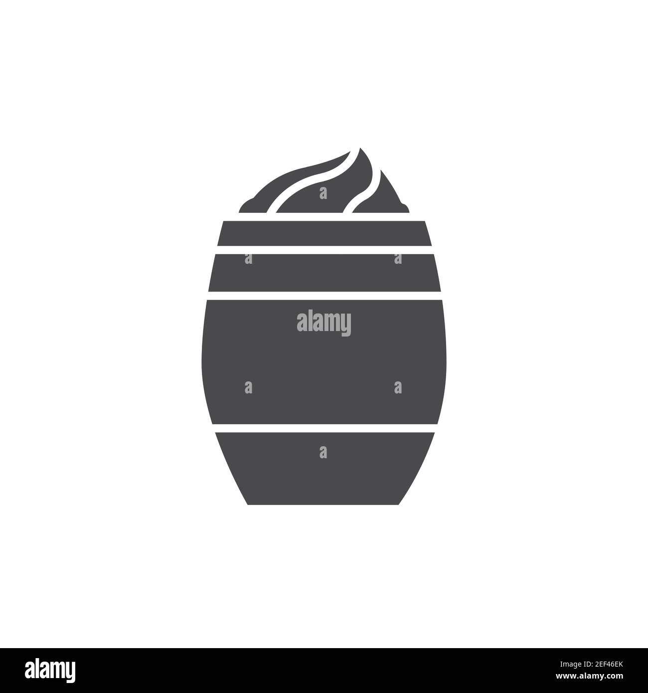 Matcha mousse olor line icon. Pictogram for web page, mobile app, promo ...