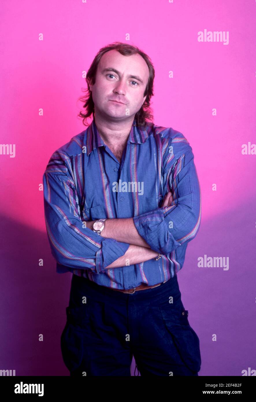 Actor singer phil collins hi-res stock photography and images - Alamy