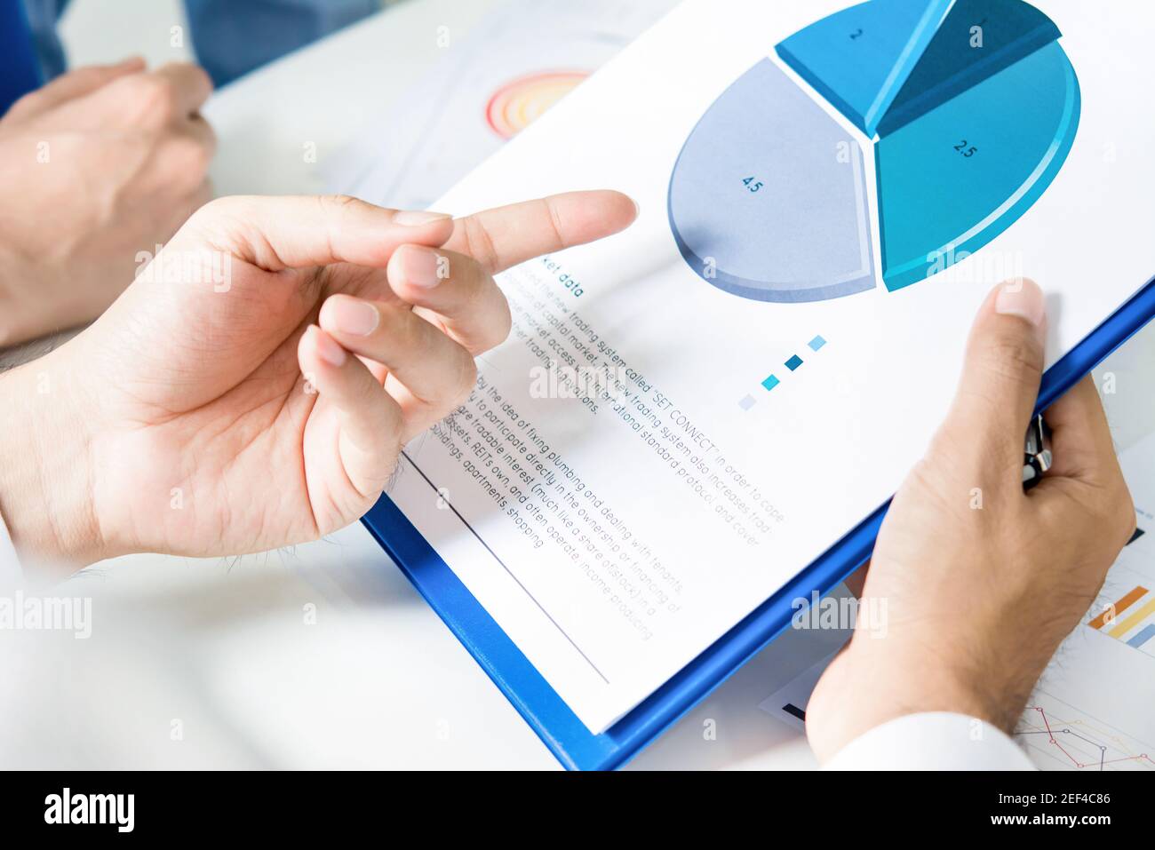 Data analysis pie chart hi-res stock photography and images - Alamy