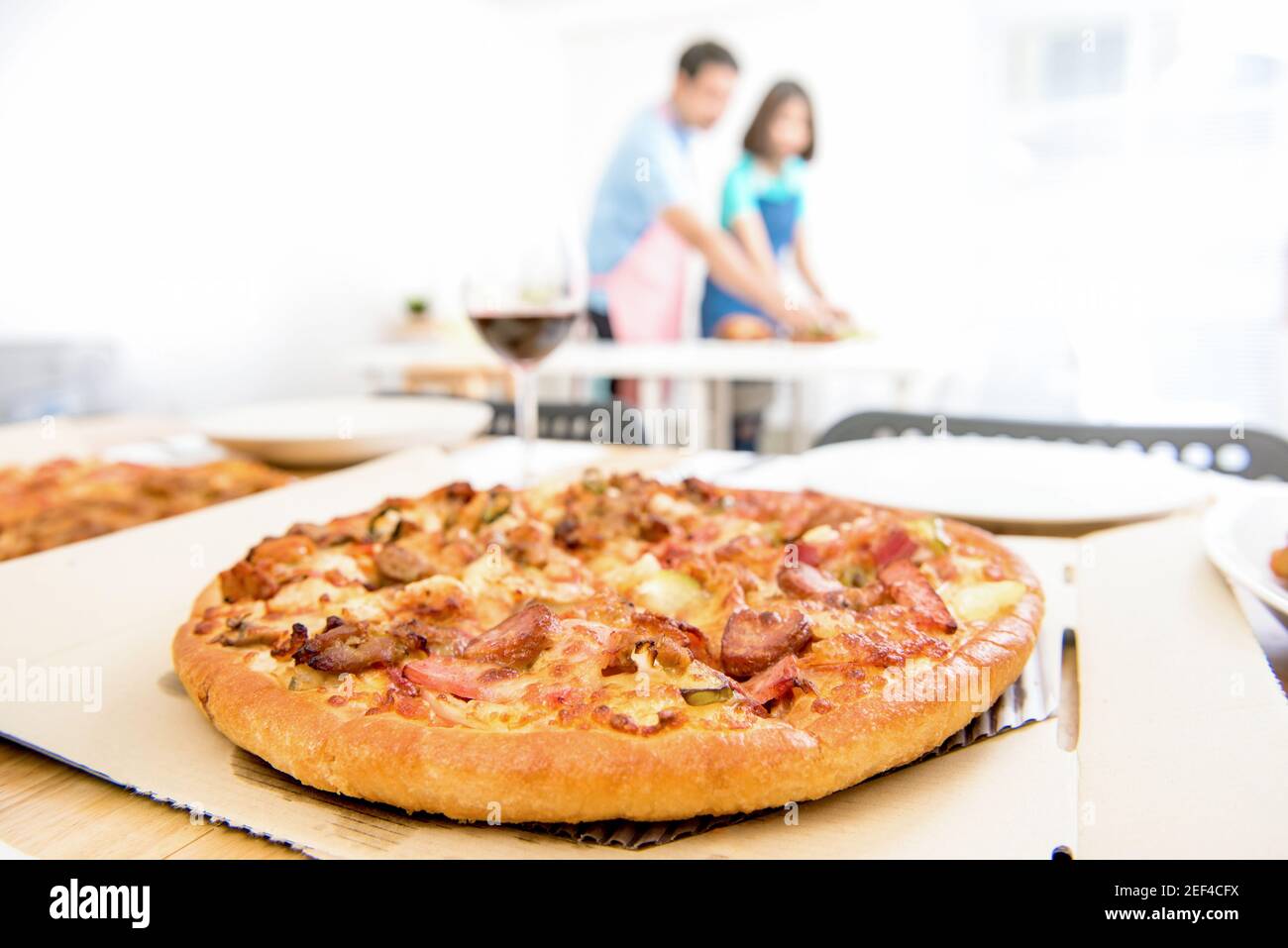 Pizza meal hi-res stock photography and images - Alamy
