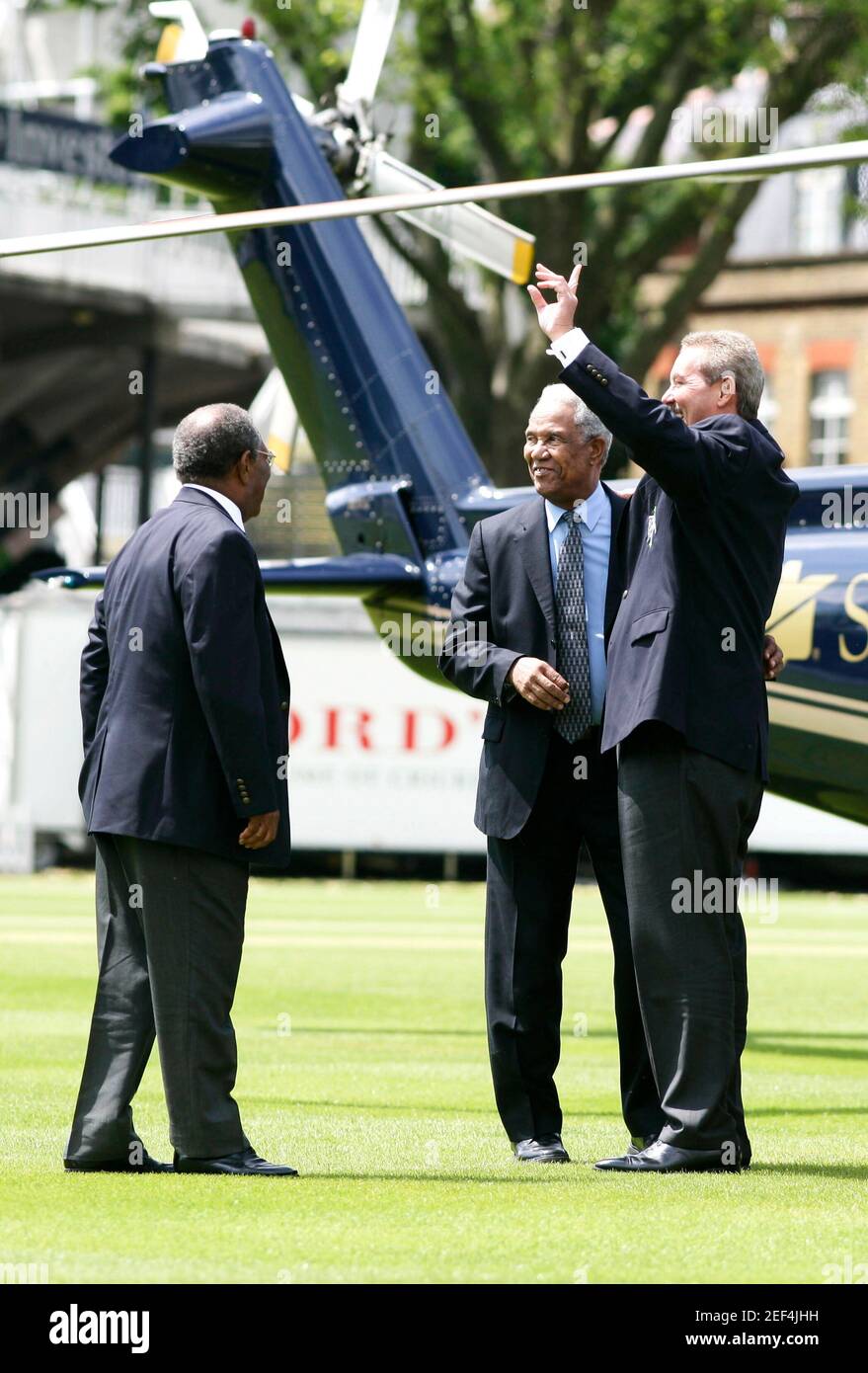 Sir allen stanford press conference lords hi-res stock photography and ...