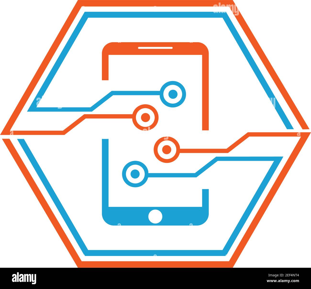 Smartphone logo design. Mobile phone concept sign. Modern electronic ...