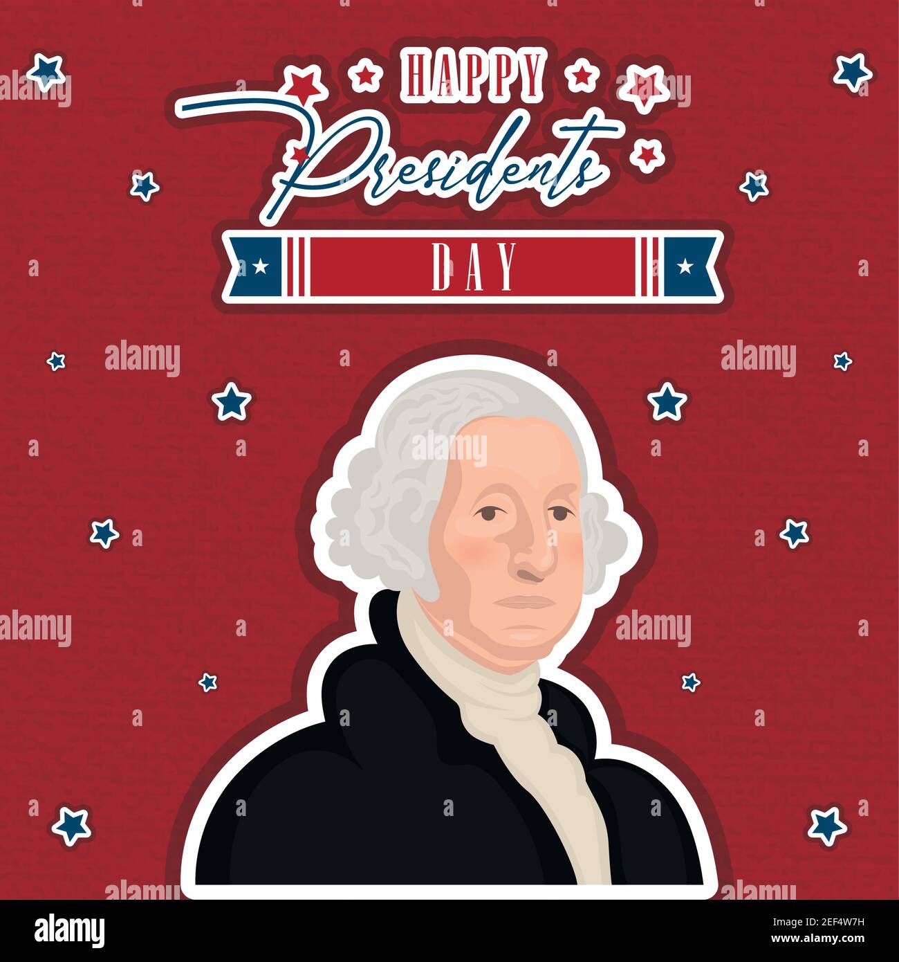 Happy president day card. United States national celebration - Vector ...