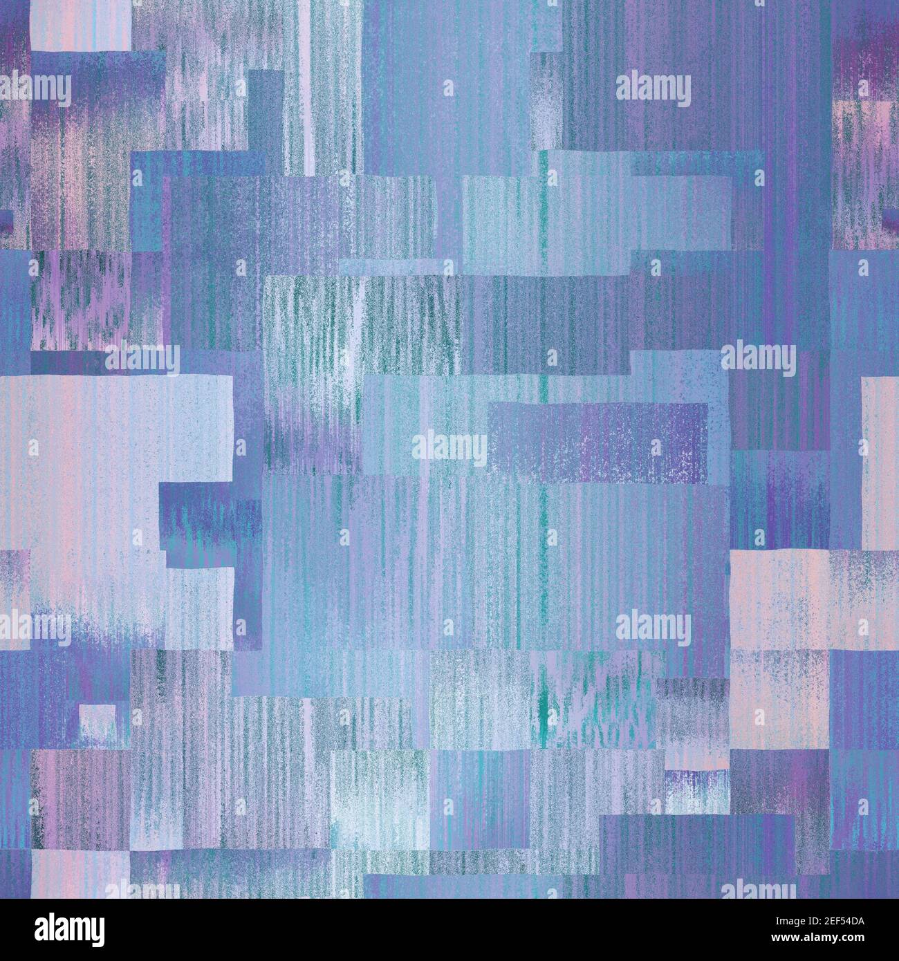 Seamless rectangle geo tile mosaic pattern swatch Stock Photo - Alamy