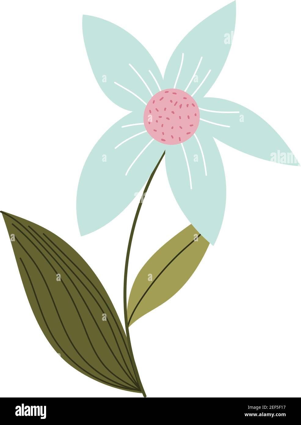 flower petals nature vector illustration isolated style Stock Vector ...