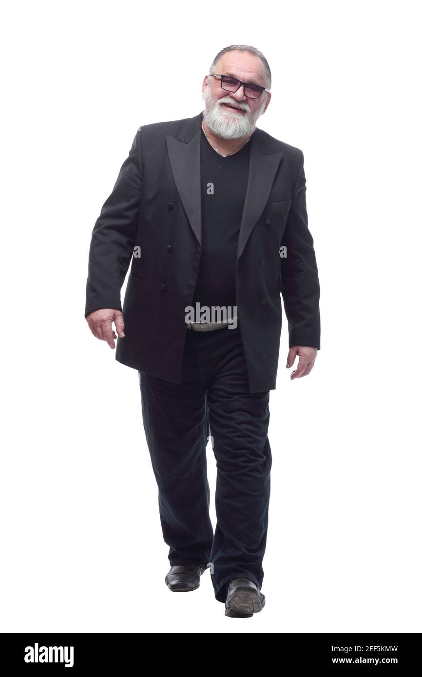 Man leaning forward suit hi-res stock photography and images - Alamy