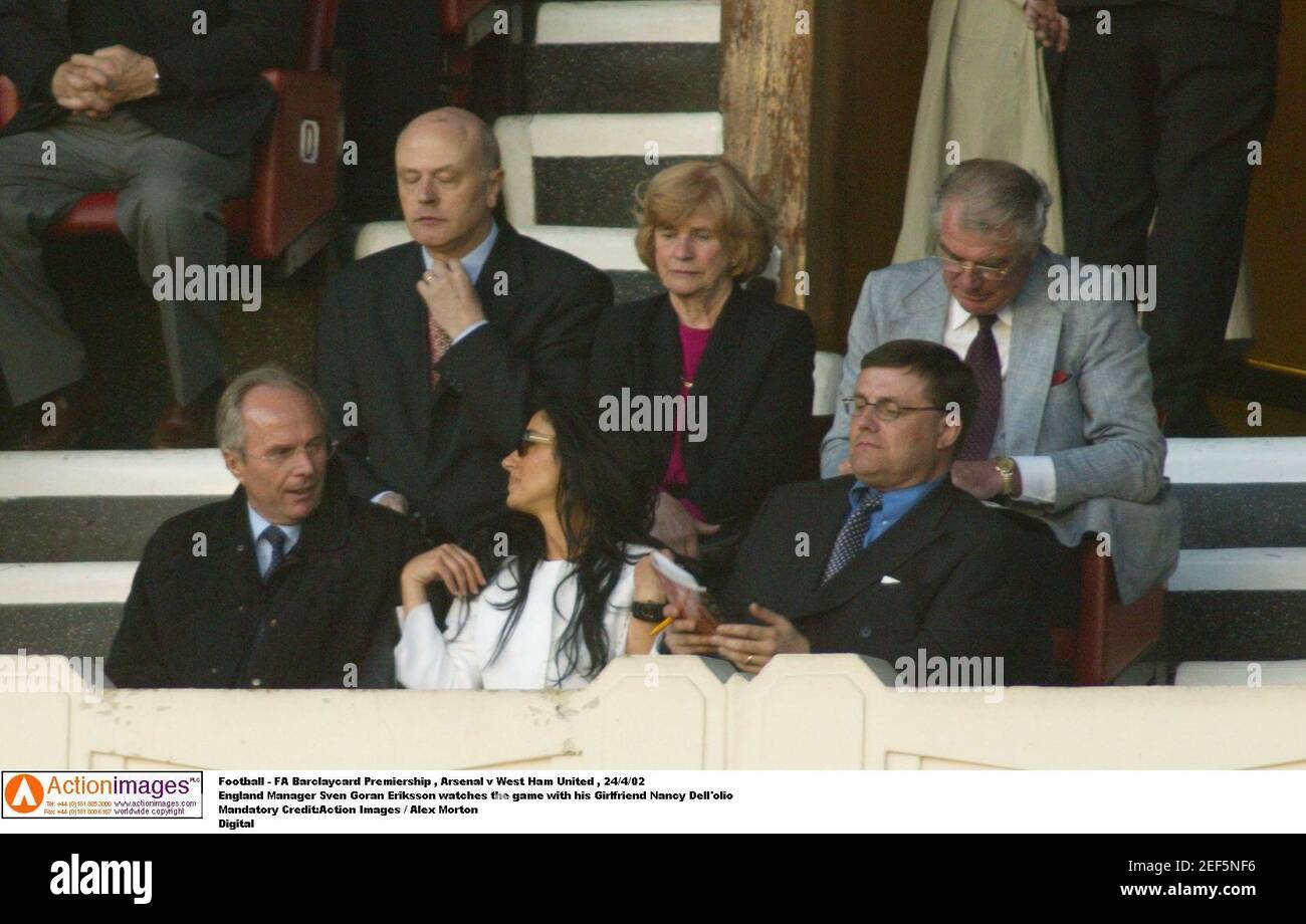 Girlfriend of england manager sven goran eriksson hi-res stock ...