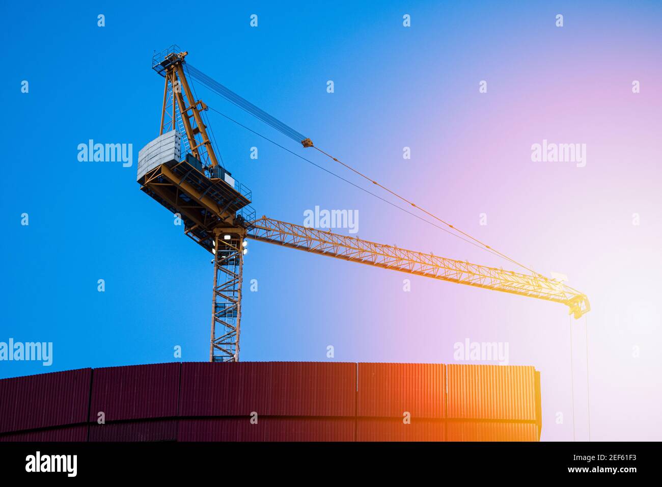 New buildings and tall buildings under construction. High quality photo ...