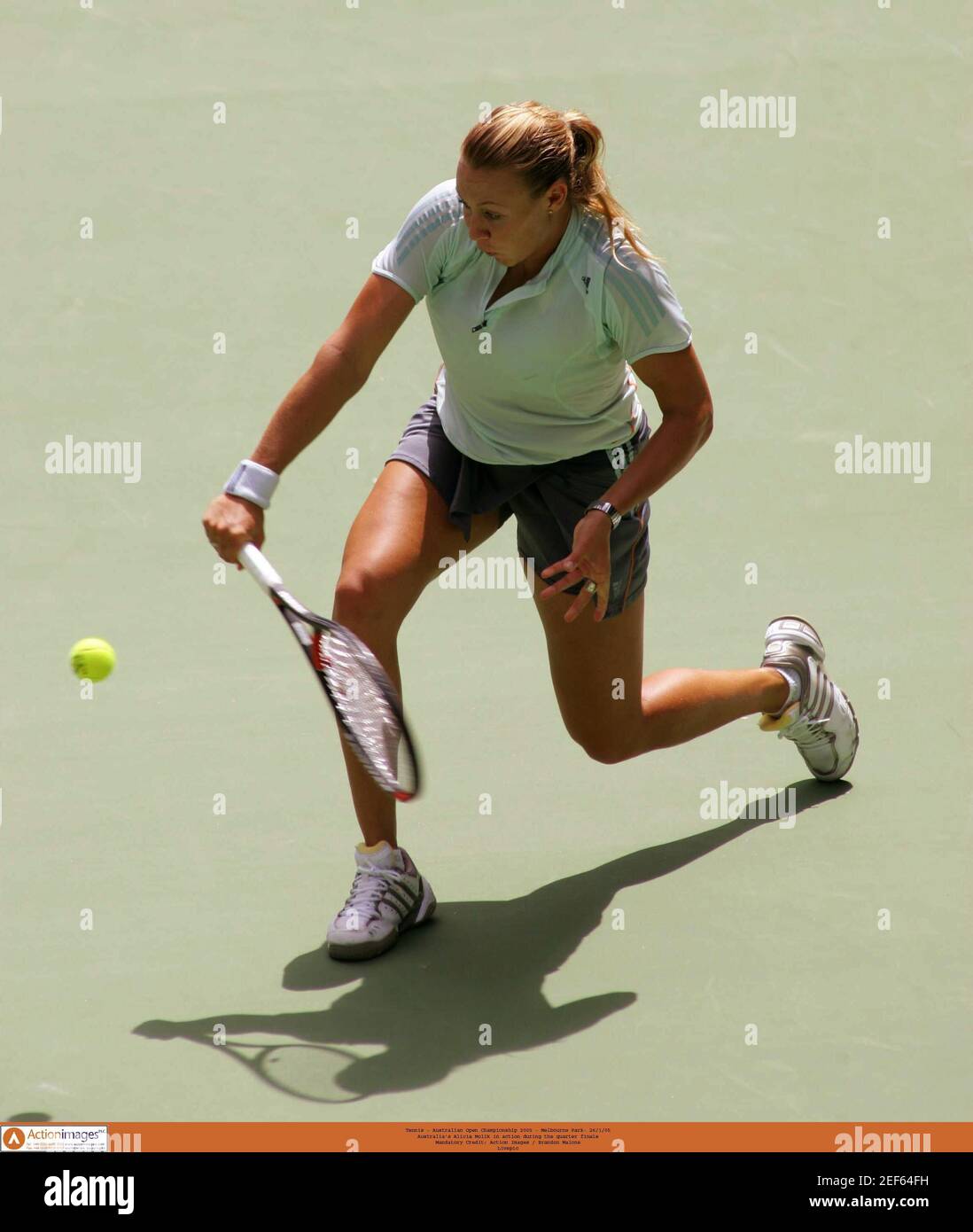 Australias alicia molik australian open melbourne park hi-res stock ...
