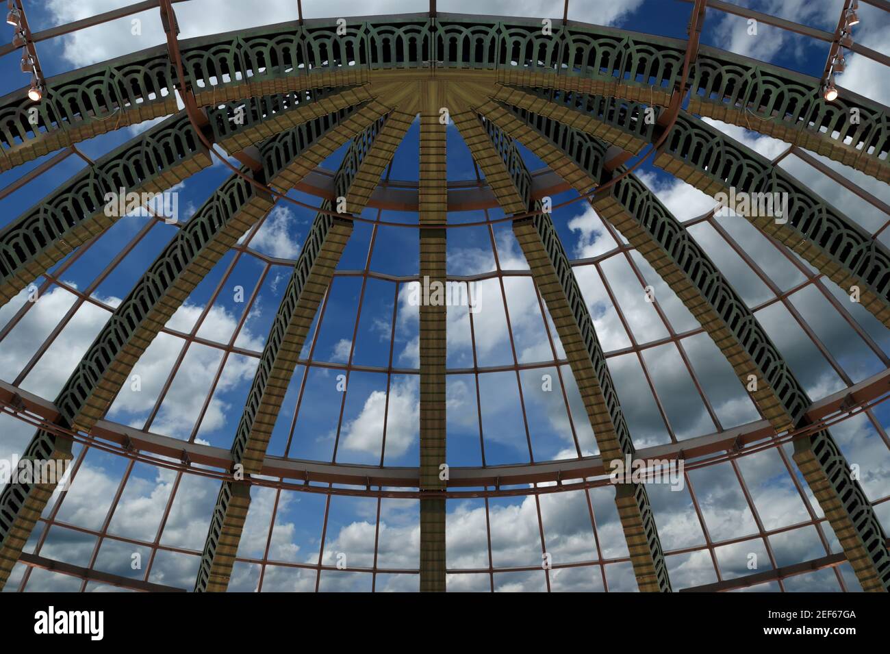 futuristic architecture -- dome made out of glass Stock Photo - Alamy