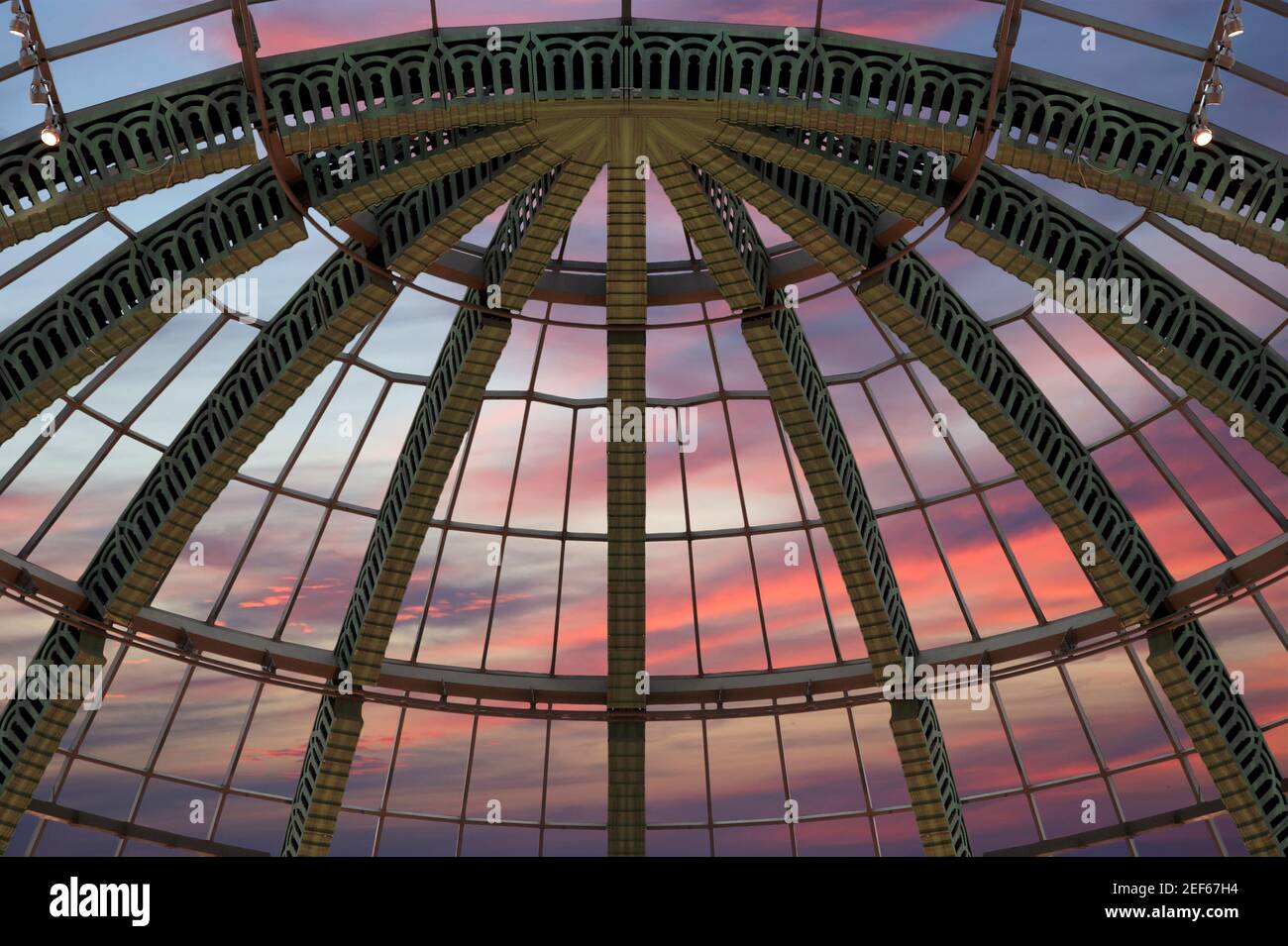 futuristic architecture -- dome made out of glass Stock Photo - Alamy