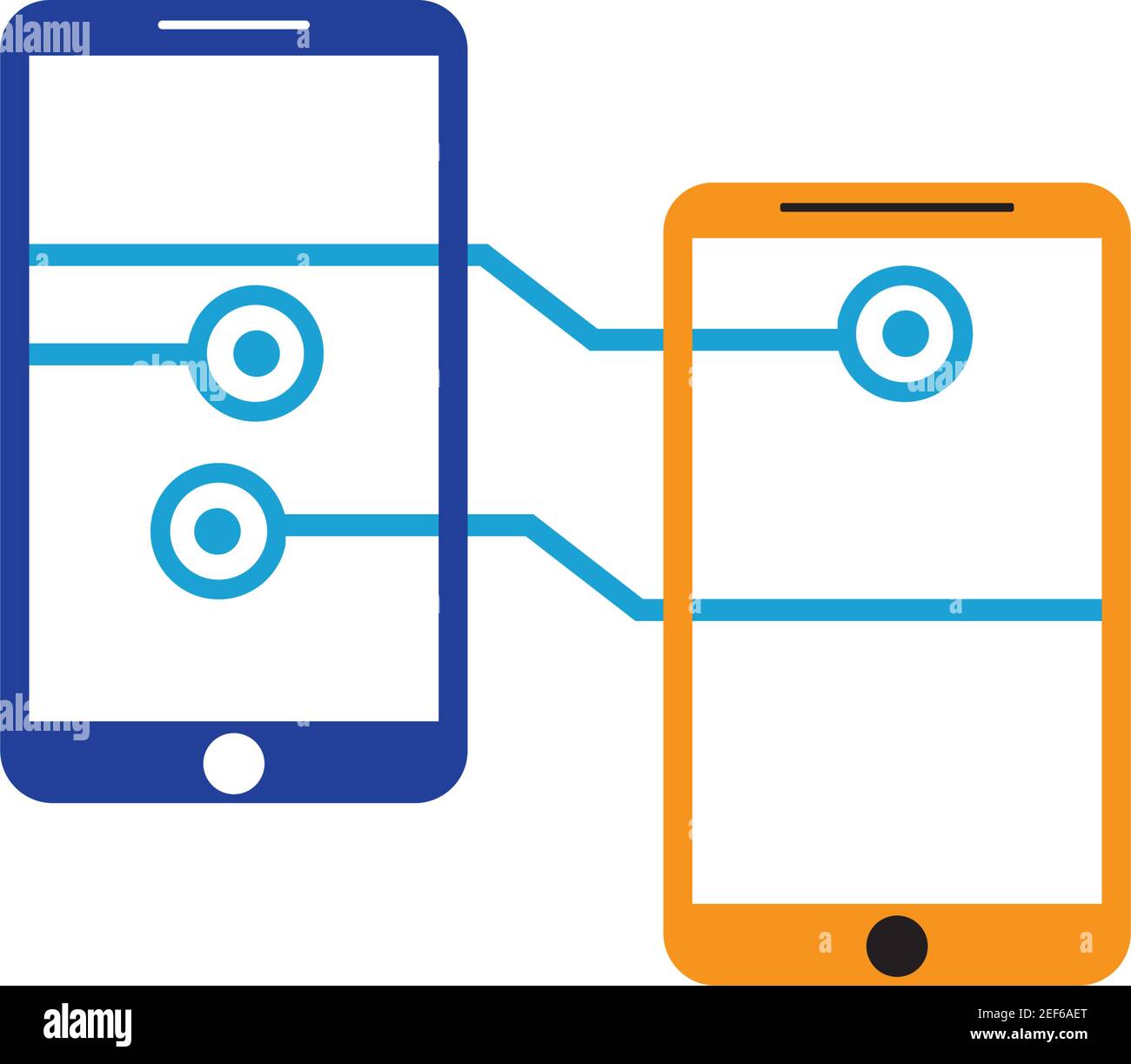 Smartphone logo design. Mobile phone concept sign. Modern electronic ...