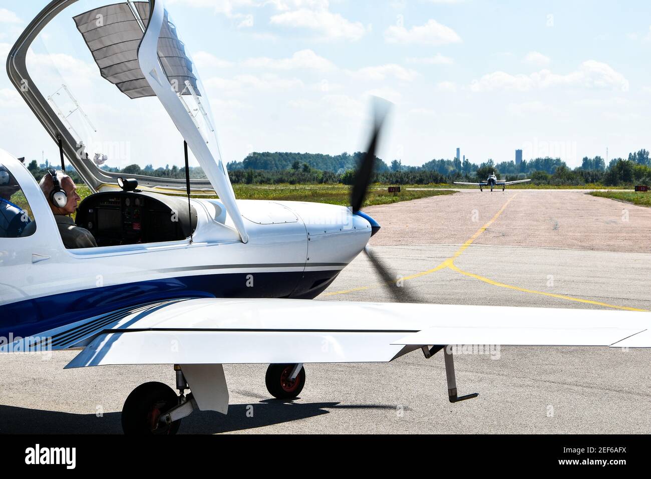 Zhytomyr, Ukraine - 22 August 2020 Ukrainian plane for skydiving ...