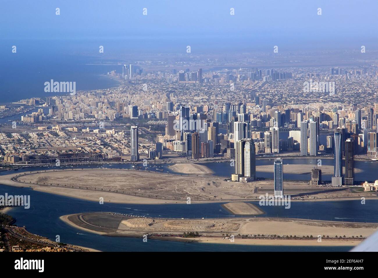 Aerial view. Dubai, United Arab Emirates (UAE Stock Photo - Alamy
