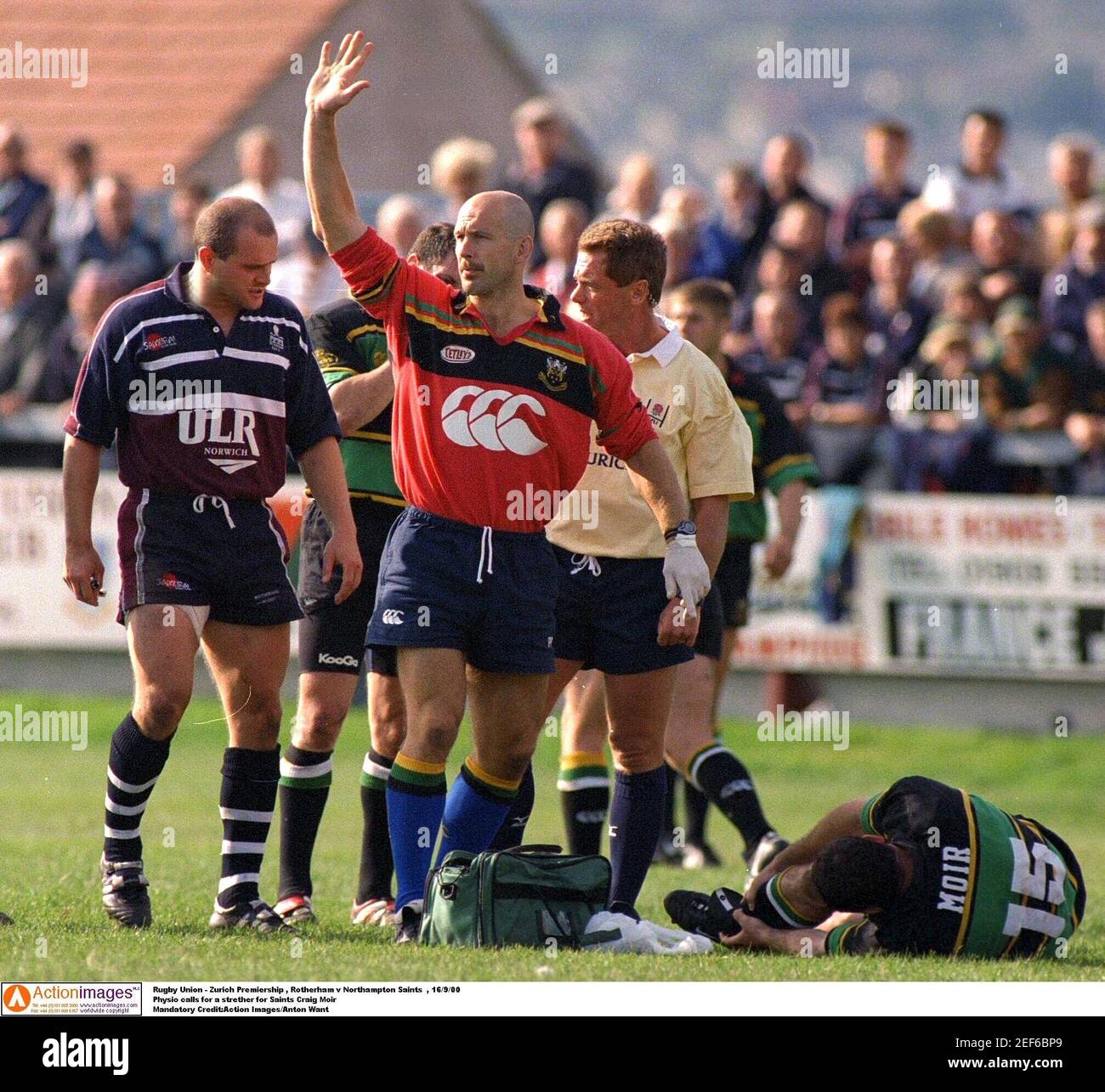 Rugby union zurich premiership northampton v rotherham hi-res stock ...