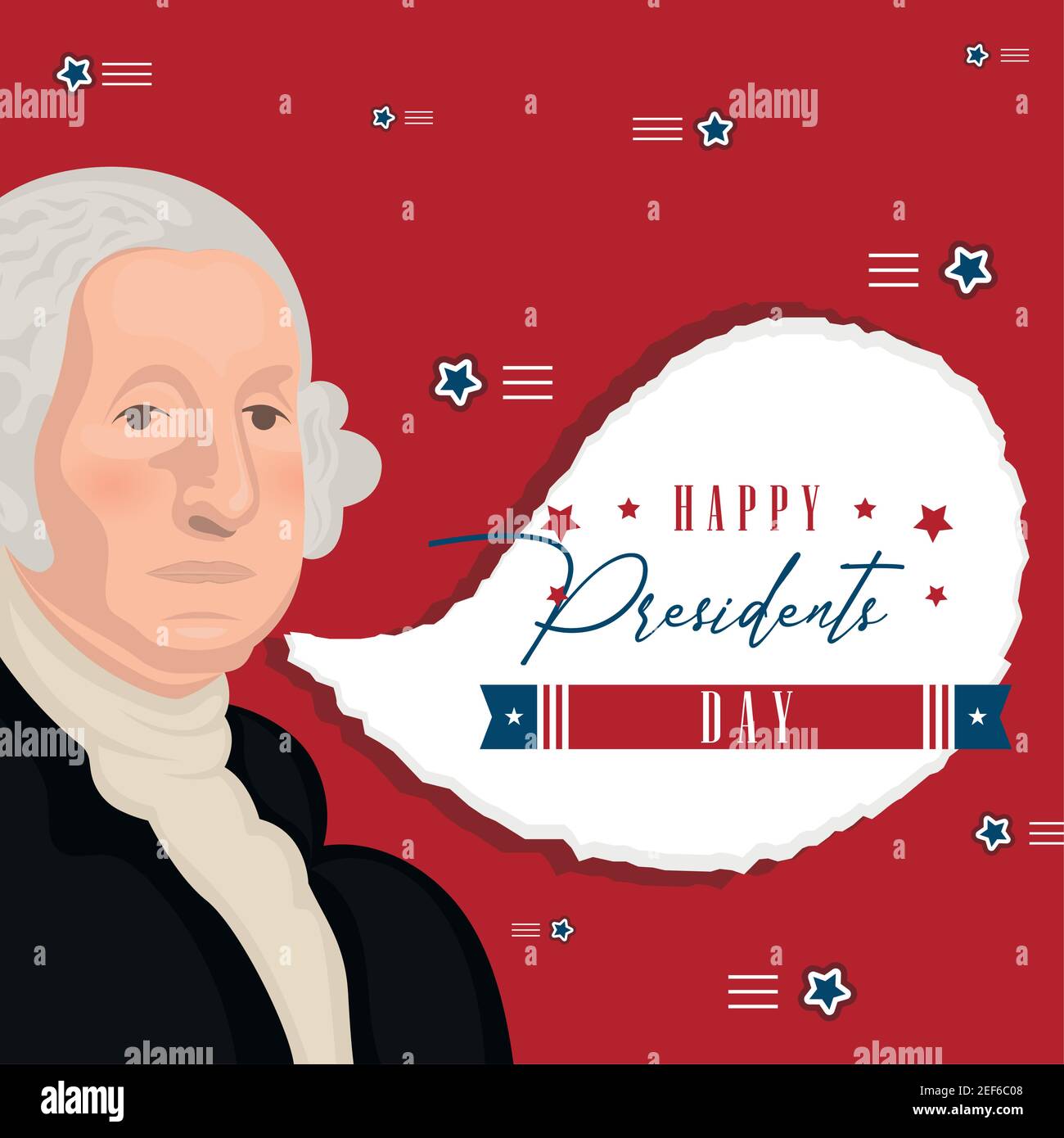 Happy president day card. United States national celebration - Vector ...