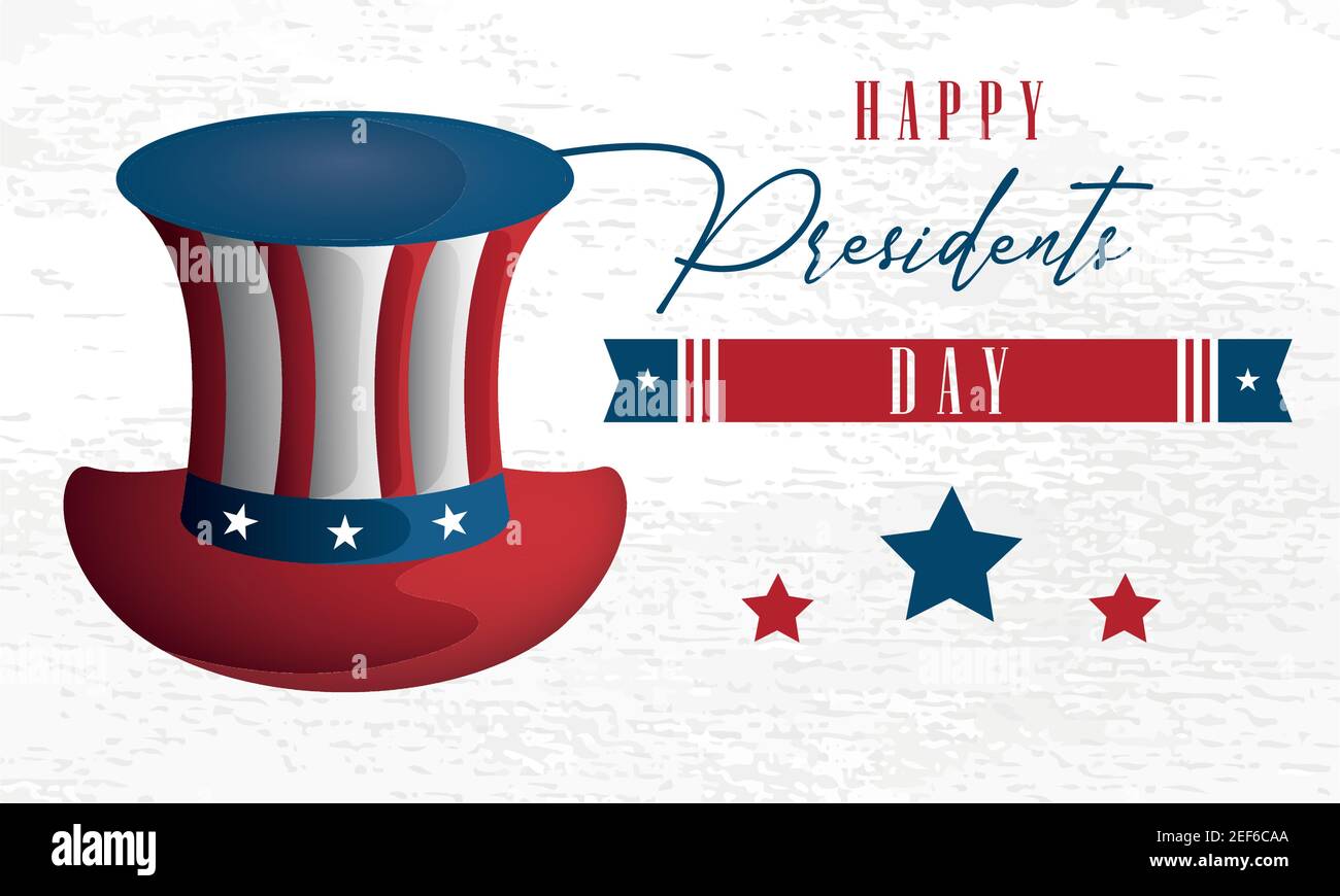Happy president day card. United States national celebration - Vector ...
