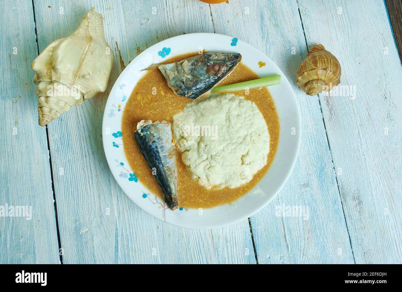 Kokonte staple food, eaten in some parts of Africa including Togo ...