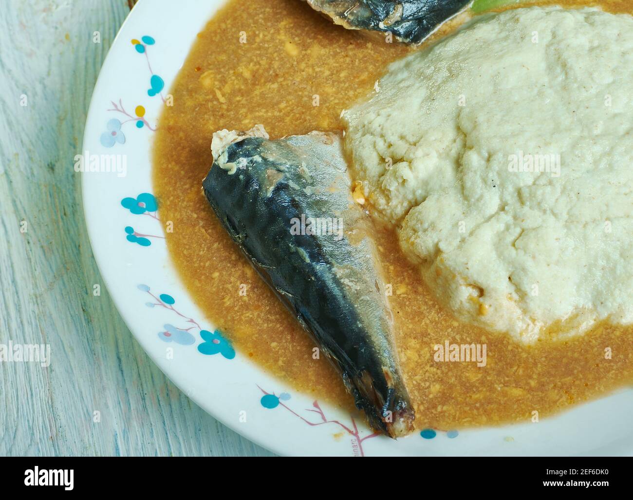 Kokonte staple food, eaten in some parts of Africa including Togo ...