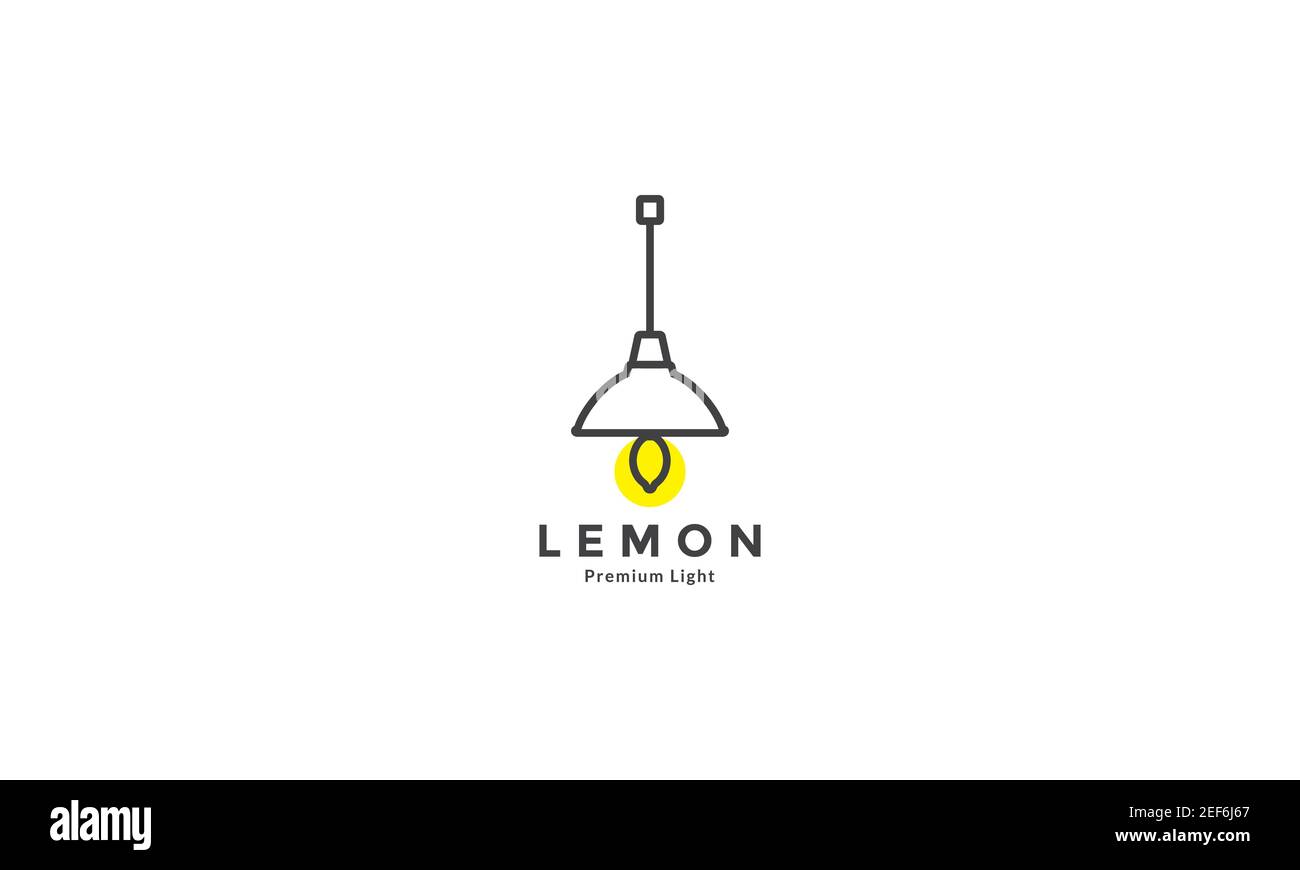 light lemon logo design vector icon symbol illustration Stock Vector ...