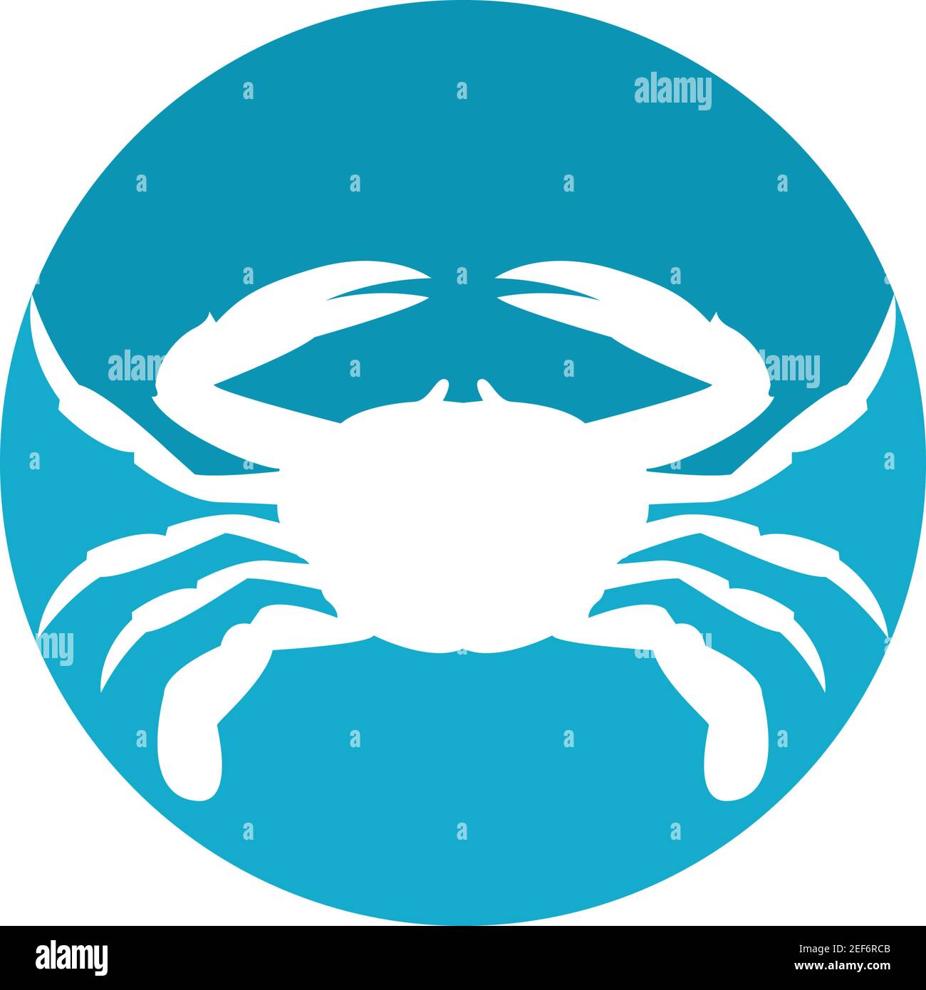 Crab logo template vector icon illustration design Stock Vector Image ...