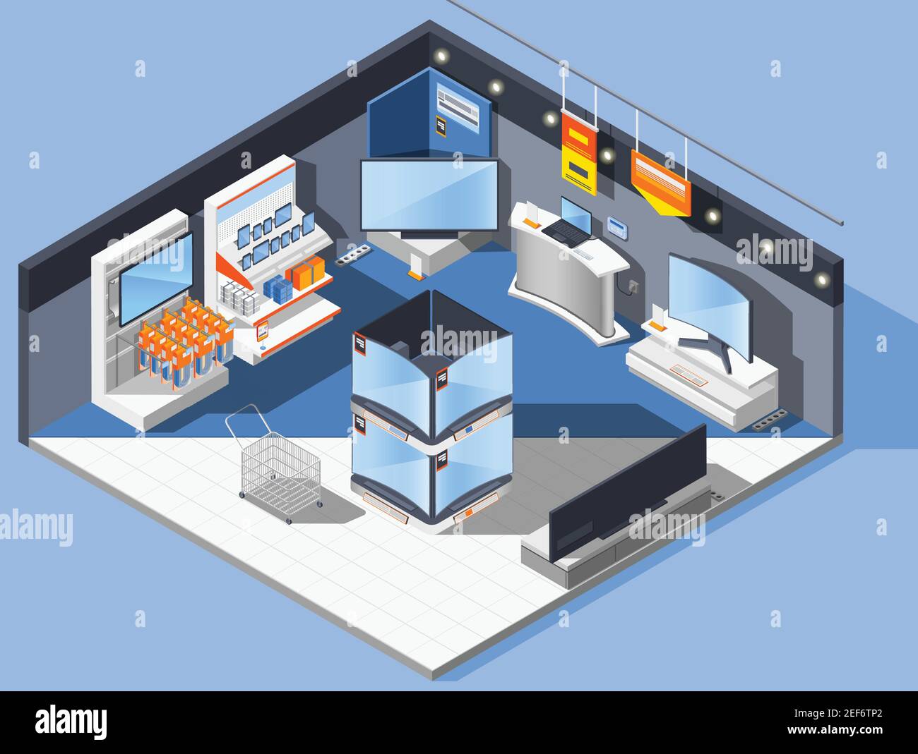 Store room computers Stock Vector Images - Alamy