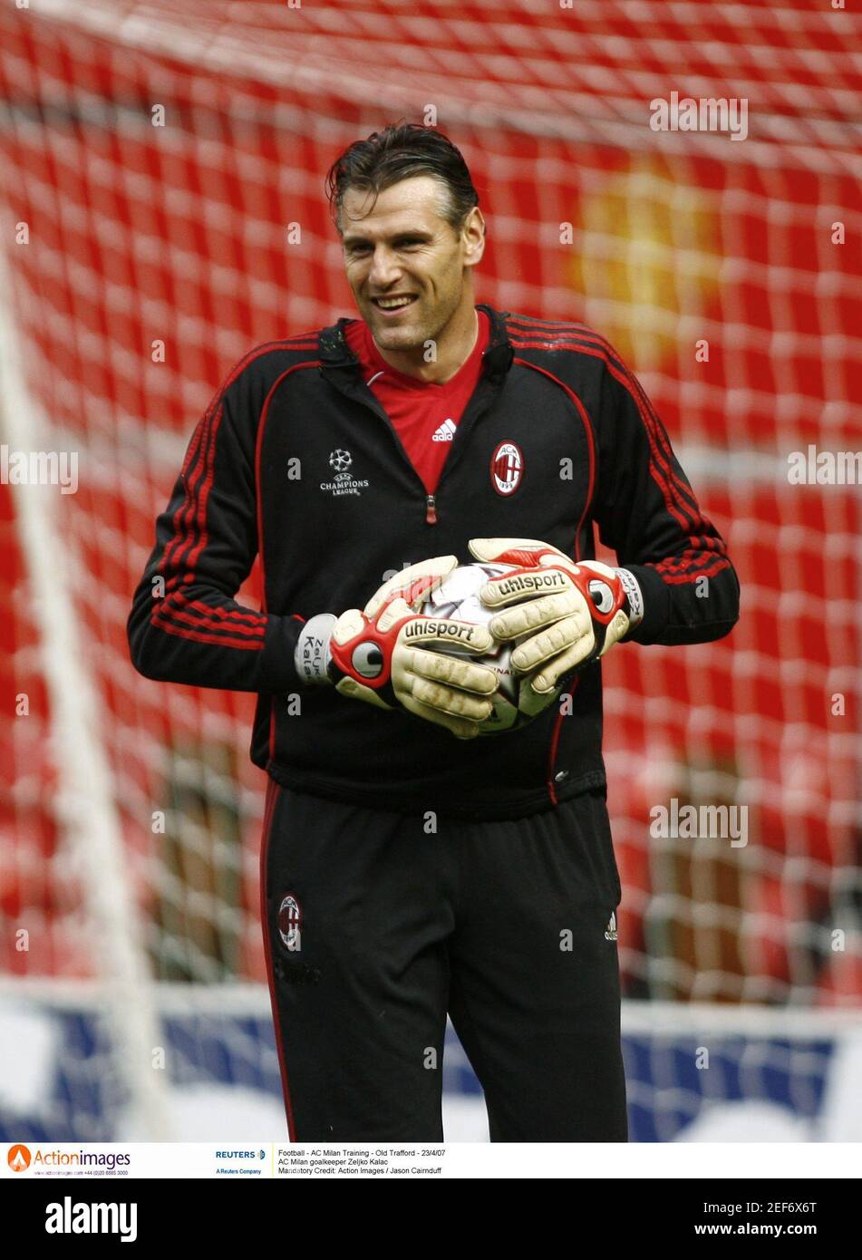 Ac milan goalkeeper zeljko kalac hi-res stock photography and images ...
