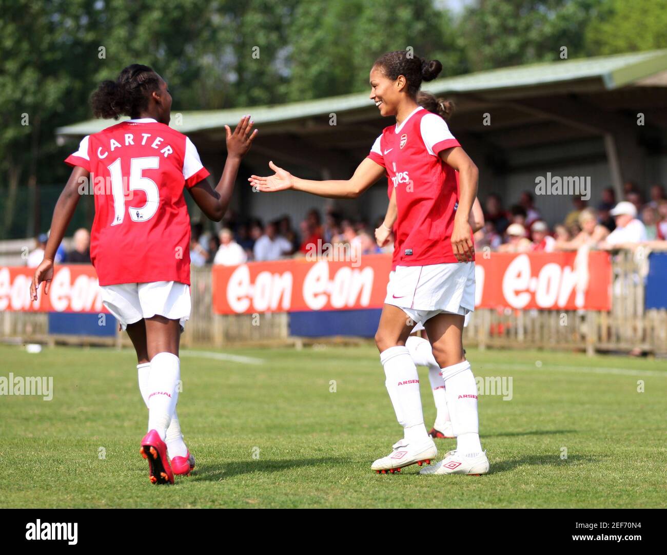 Rachel yankey arsenal celebrates hi-res stock photography and images ...