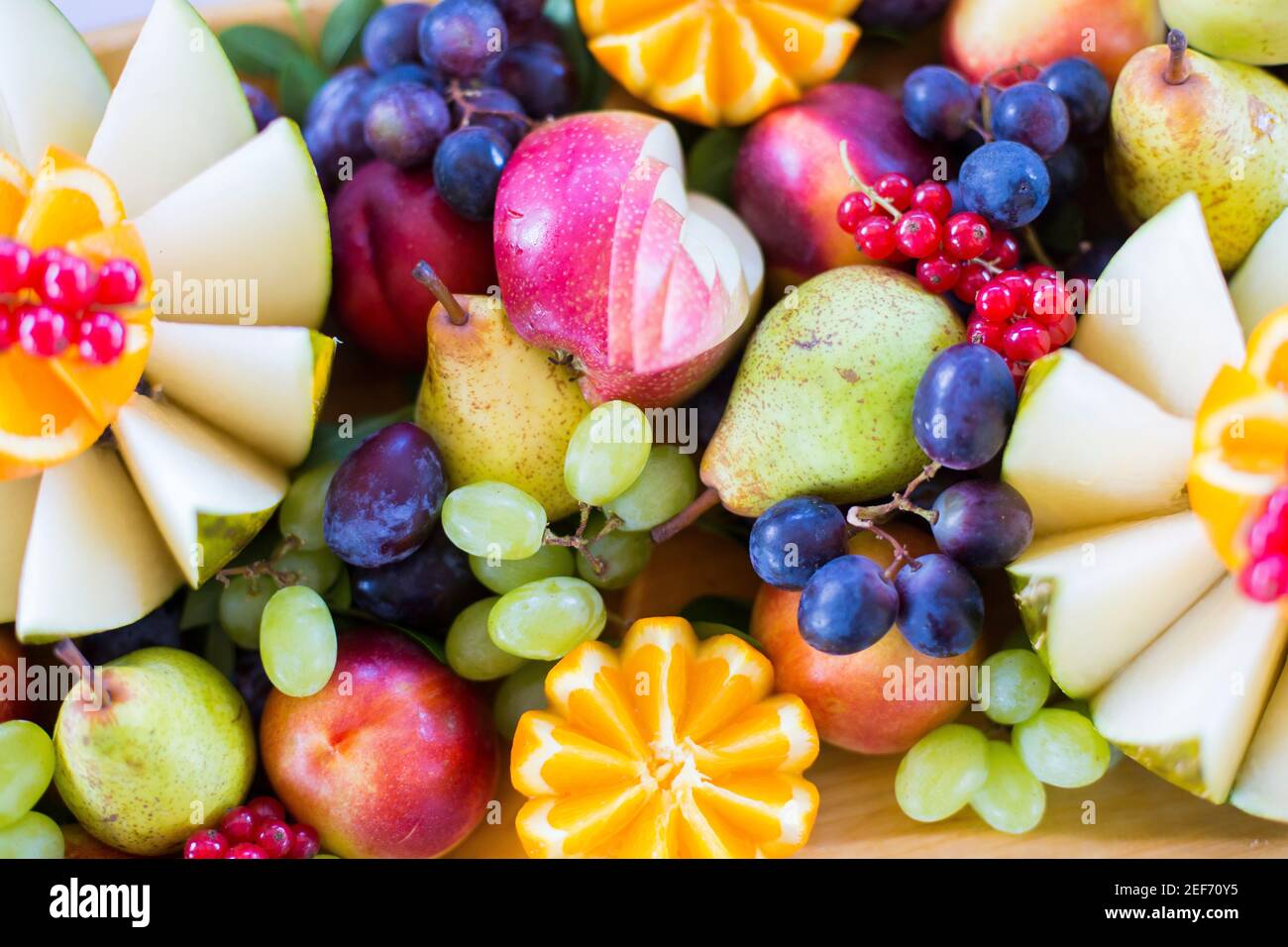 Colorful and varios heap of fruits Stock Photo - Alamy