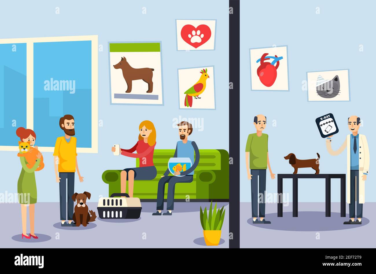 Animal check up Stock Vector Images - Alamy