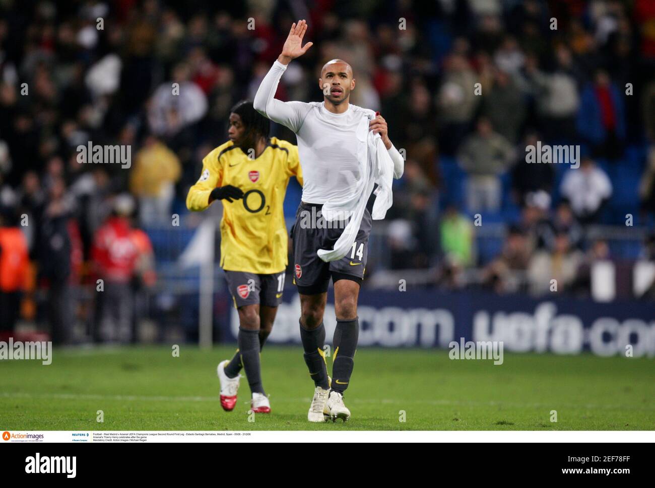 Santiago bernabeu thierry henry hi-res stock photography and images - Alamy