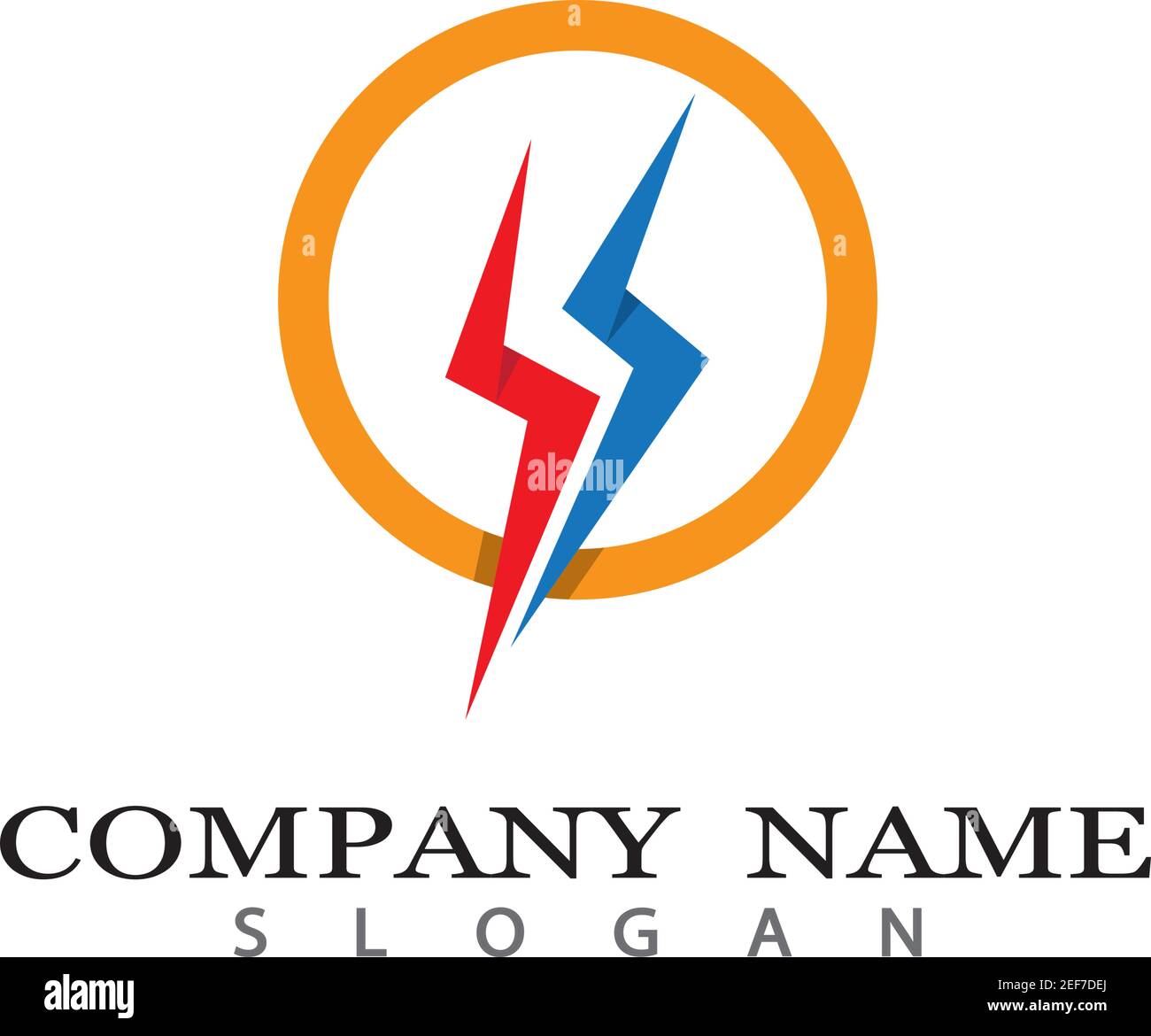 Lightning Logo Template vector icon illustration design Stock Vector ...