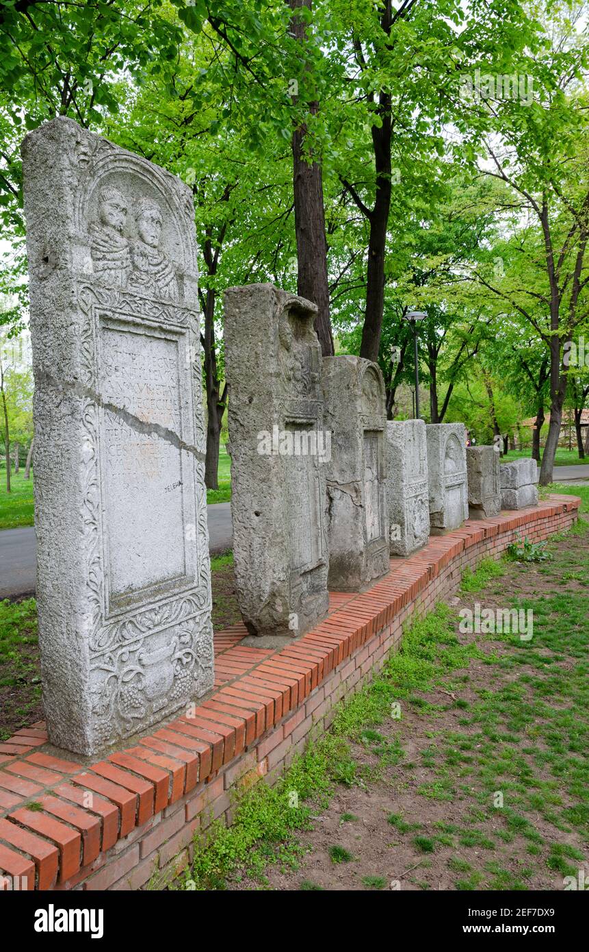 Ancient Roman tablets. Stone Slabs Stock Photo - Alamy