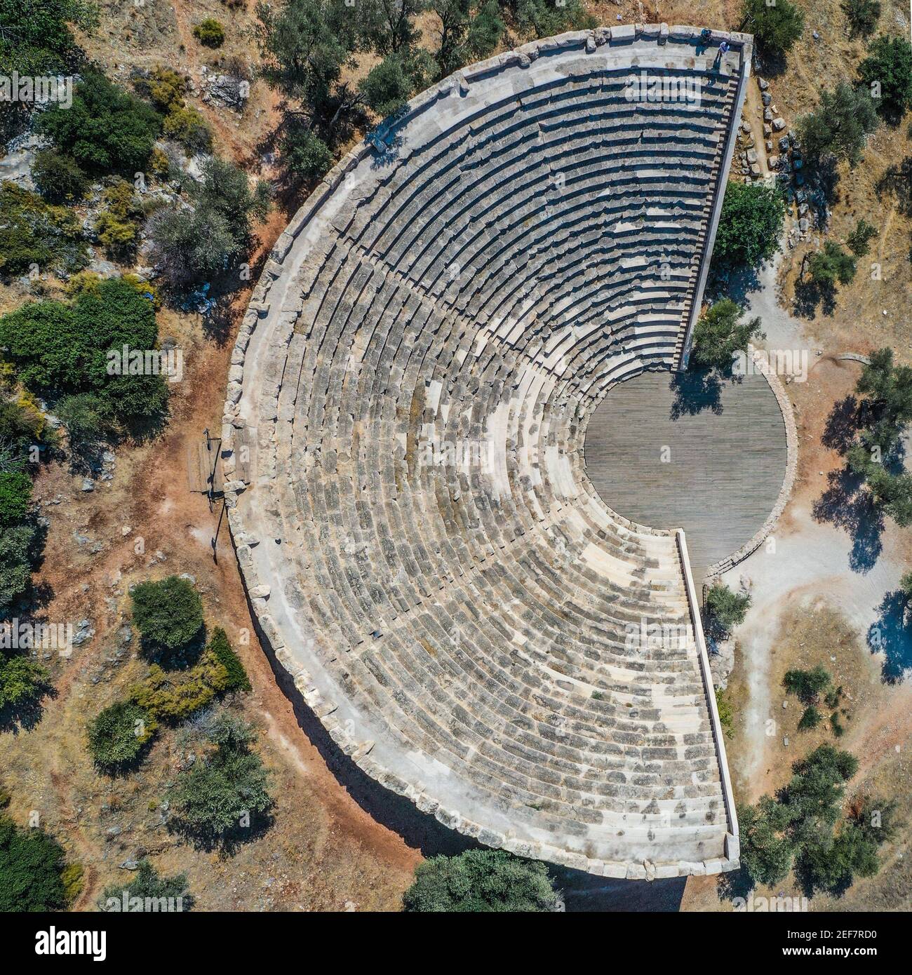 Aerial View Of The Amphitheater