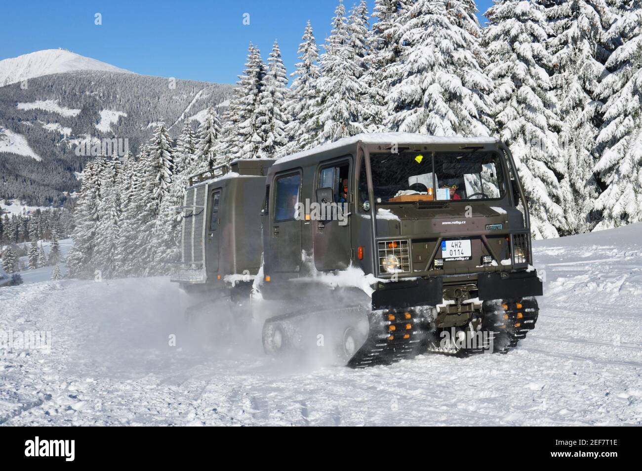 Tracked snow vehicle hi-res stock photography and images - Alamy