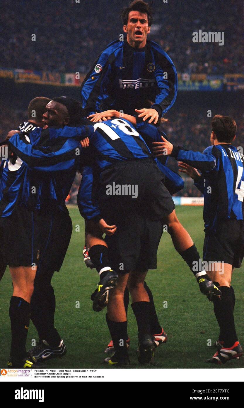 Ivan zamorano inter milan hi-res stock photography and images - Alamy