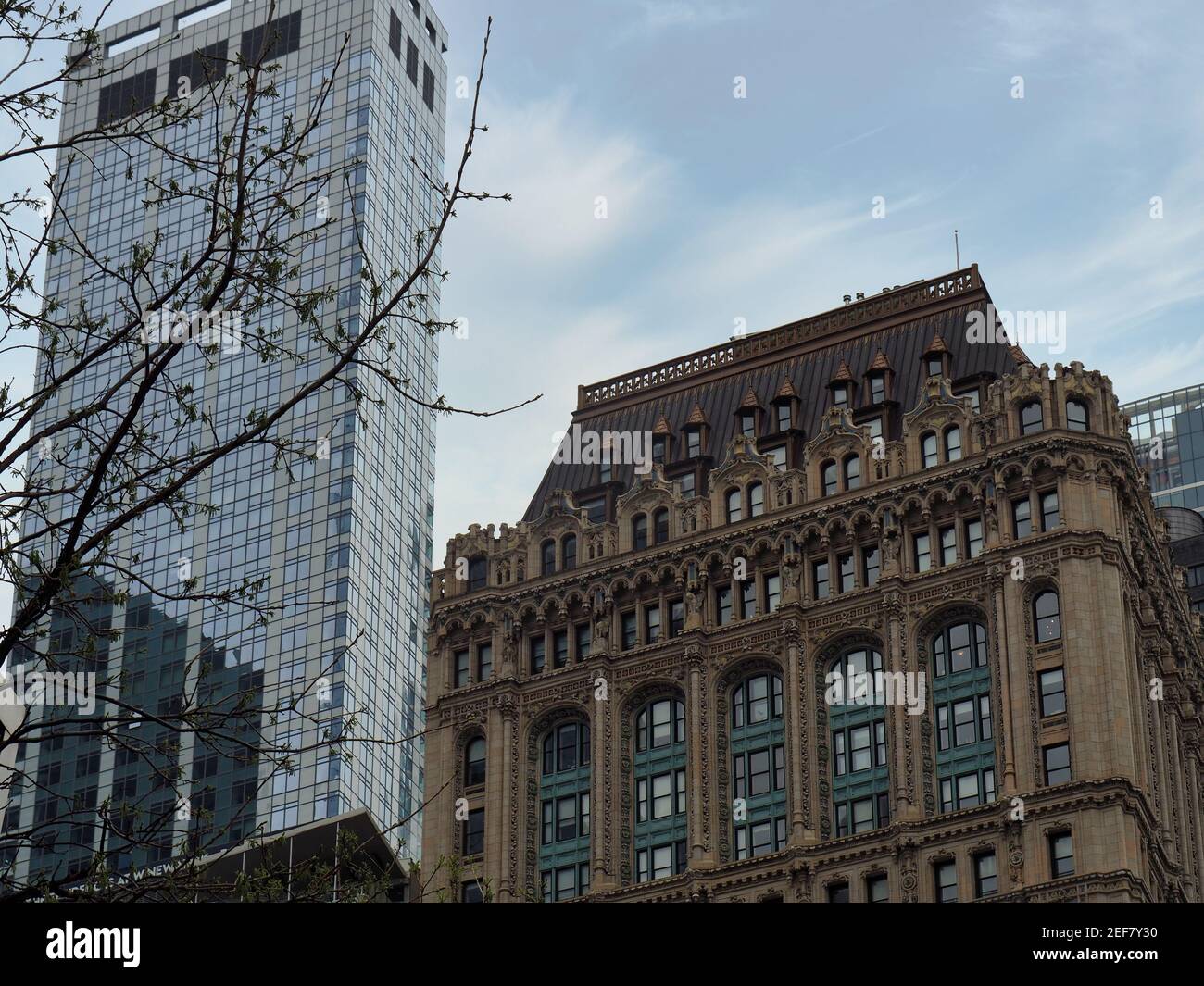 Low angle shot of the buildings of New York captured during the daytime ...